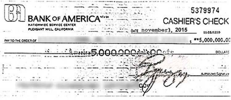 Recibió por correo 2 cheques de… ¡5 millones!